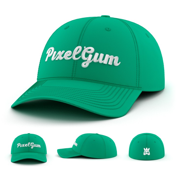 Pepper Green Cap / White Logo – PixelGumTV
